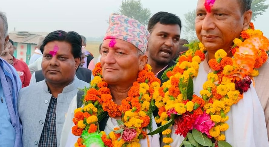 बारा १ बाट एमालेका अच्युत मैनालीकाे जित निश्चित