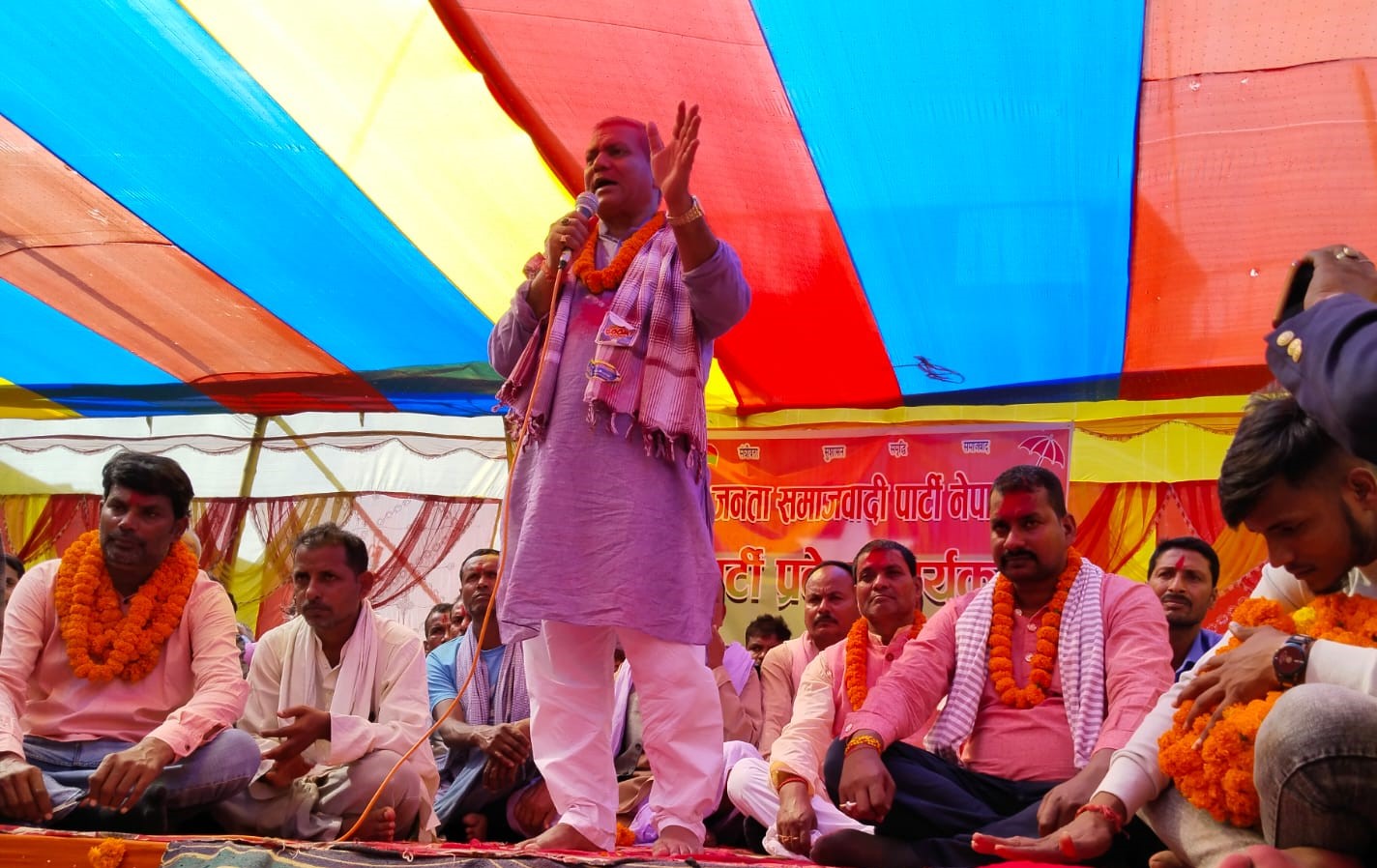 प्रदेशसभा सदस्यका उम्मेदवार कलवारकाे जनसमर्थन बढ्दै